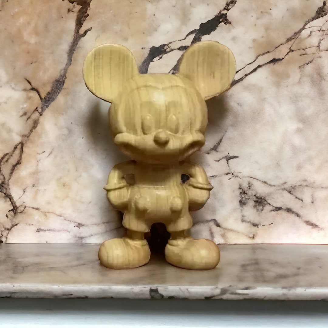 Rustic Wooden Mickey Mouse and Donald Duck Decor Disney-themed Home ...