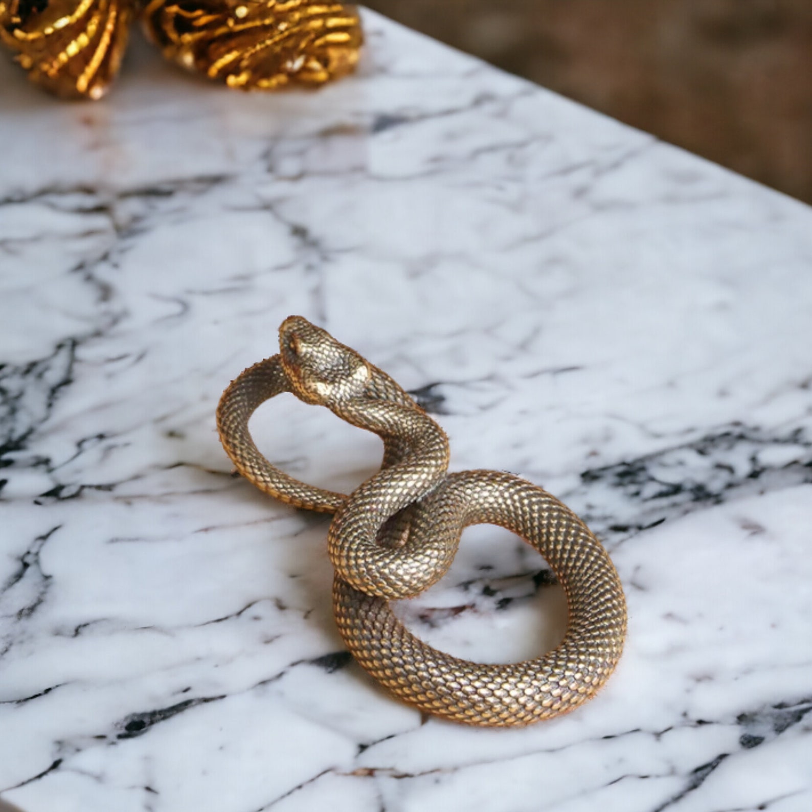 Pure Snake Miniature Decor Garden, Home, and Table Decor Elegant ...