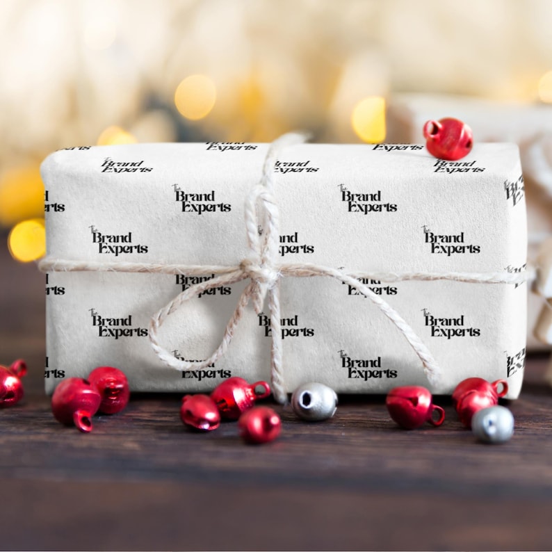 Branded Giftwrap Custom Logo Wrapping Logo Gift Wrap Logo Wrapping Your ...