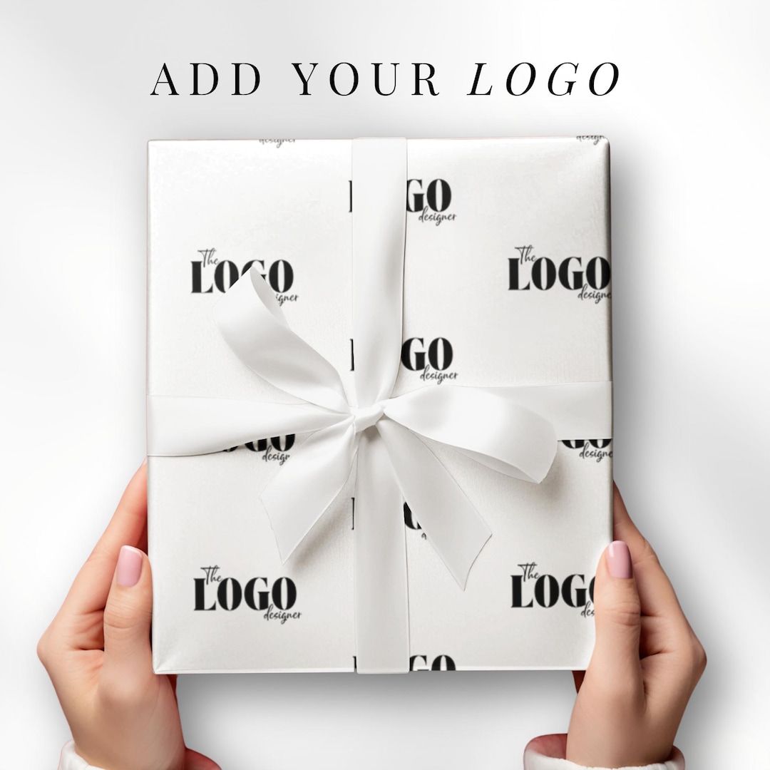 Branded Giftwrap Custom Logo Wrapping Logo Gift Wrap Logo Wrapping Your ...