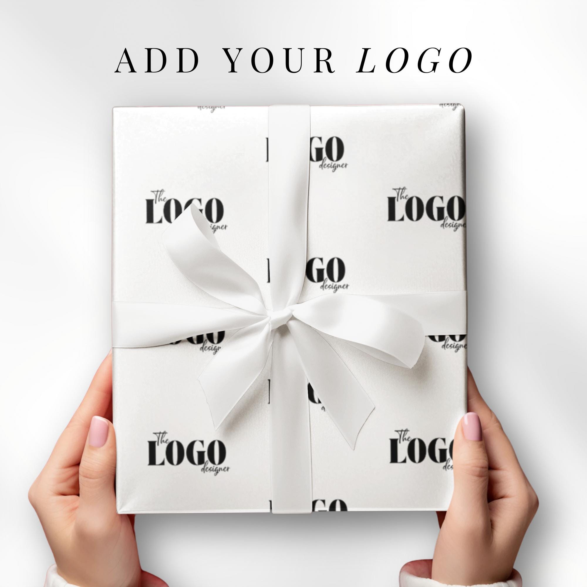 Branded Giftwrap Custom Logo Wrapping Logo Gift Wrap Logo Wrapping Your ...