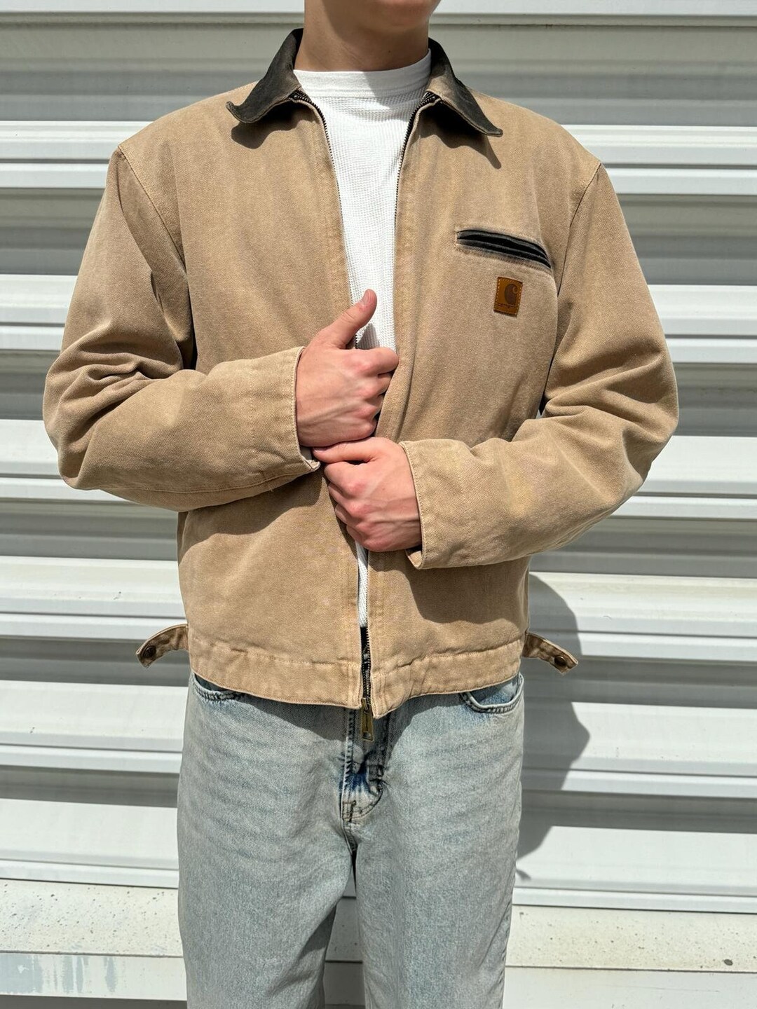Vintage Carhartt Detroit Jacket WIP Vintage Wash Jacket - Etsy