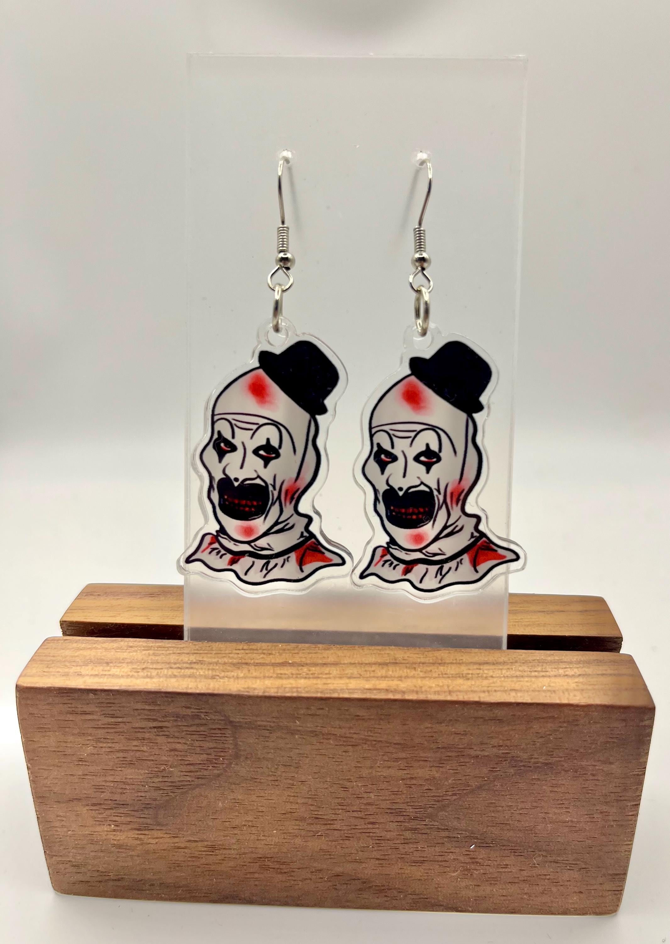 The Terrifier Art the Clown Double Sided Earrings - Etsy