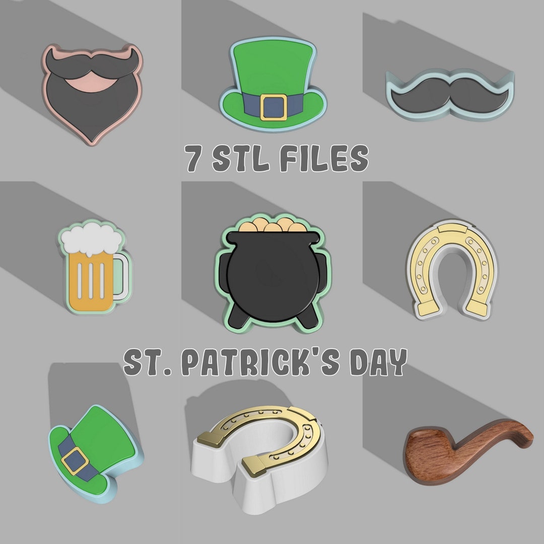 St. Patricks Day 7 STL Files - Etsy