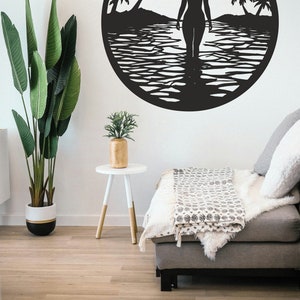 Sea Beach Wall Art Decor Laser Cut Dxf Glowforge Svg Xtool CNC Router ...