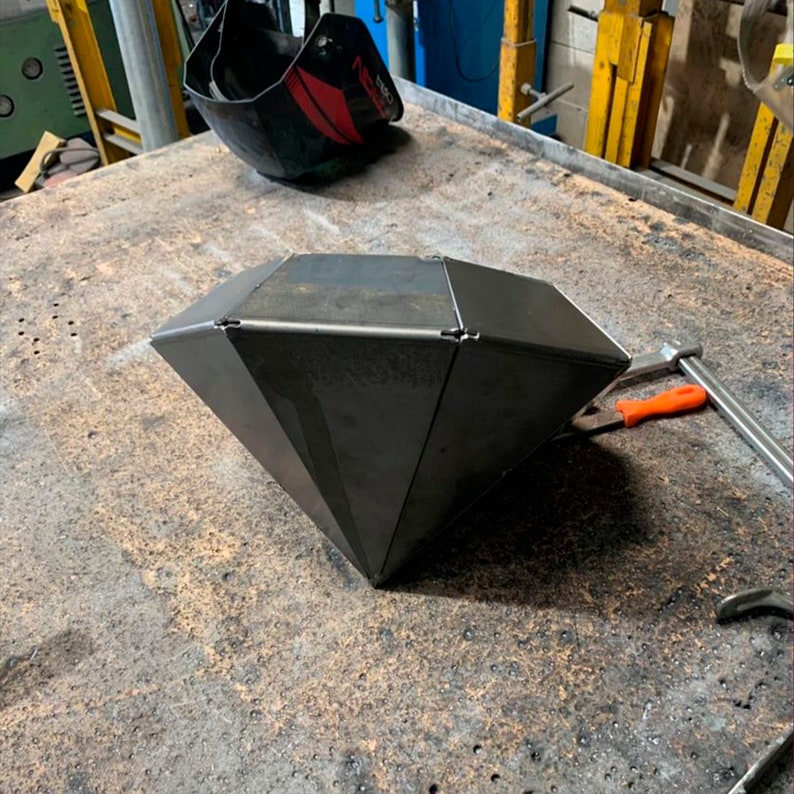 Welding Project Plans Templates Drawings Metal Diamond DXF PDF Low Poly ...