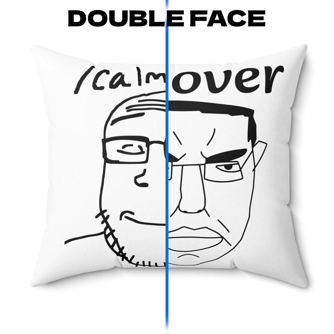 Chud Pillow Calm It's Over Chud Versatile Pillow for Feels - Etsy