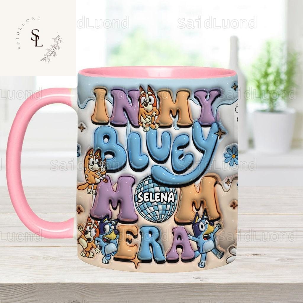 Personalized Bluey Mom Mug, Bluey Mom Coffee Mug, Bluey Family Ceramic ...
