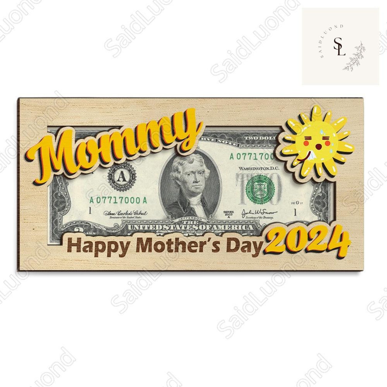 Sunshine Mommy Money Holder, Happy Mothers Day, Mothers Day Cash Holder ...