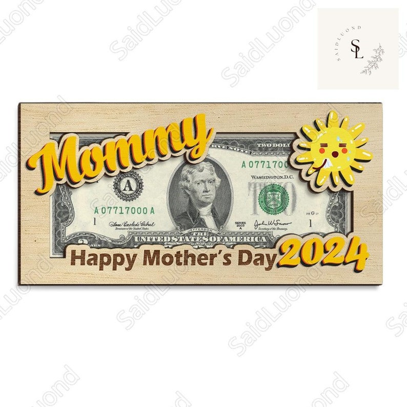 Sunshine Mommy Money Holder, Happy Mothers Day, Mothers Day Cash Holder ...