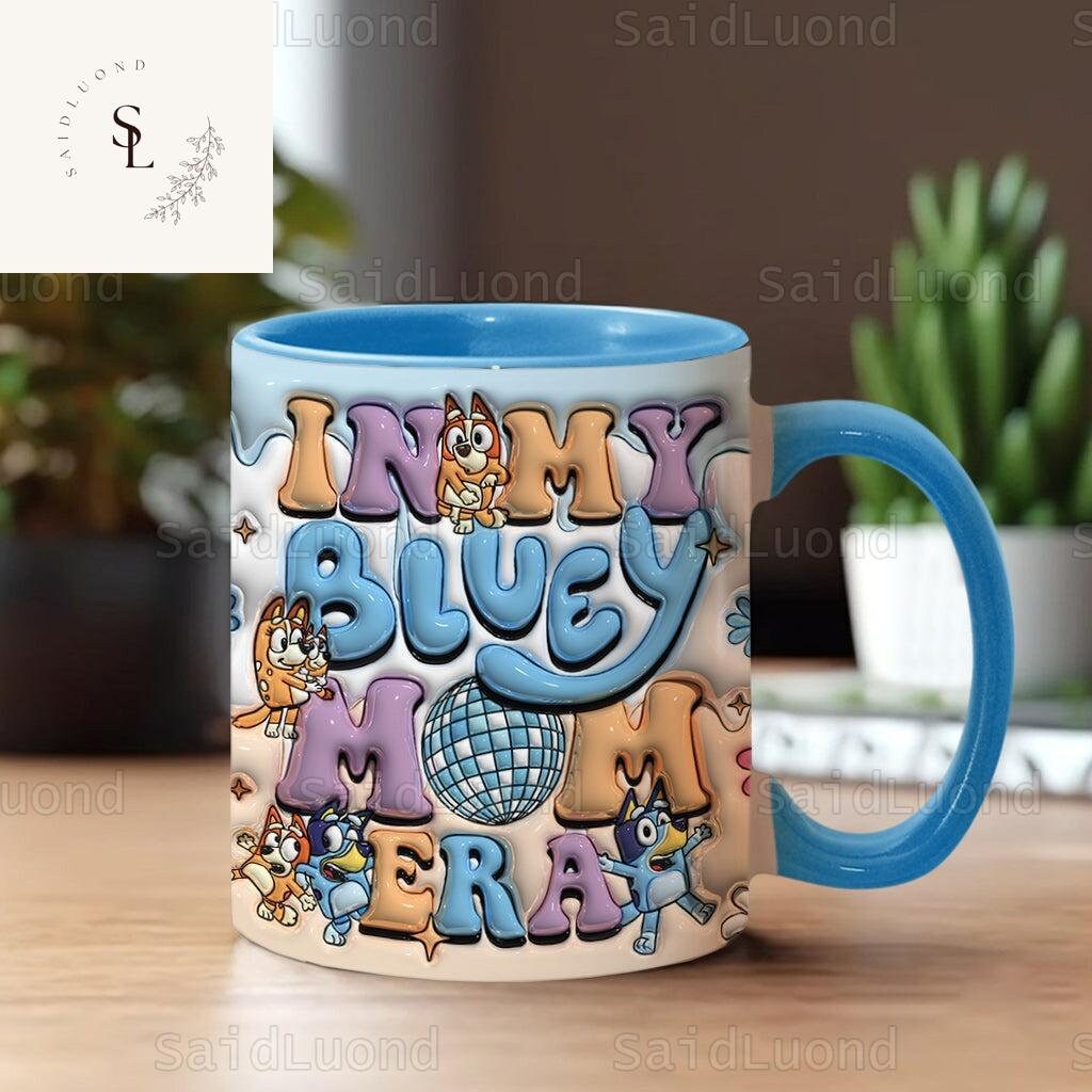 Personalized Bluey Mom Mug, Bluey Mom Coffee Mug, Bluey Family Ceramic ...