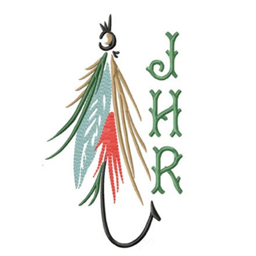 Fishing Lure Trio Embroidery Design Instant Download - Etsy