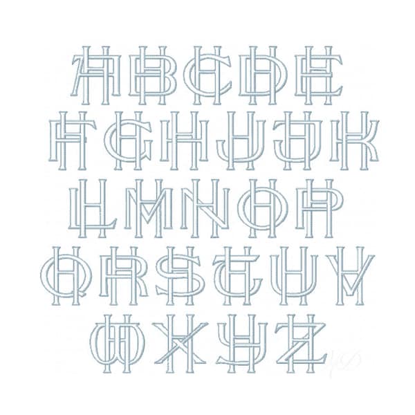 Interlocking Design - Etsy