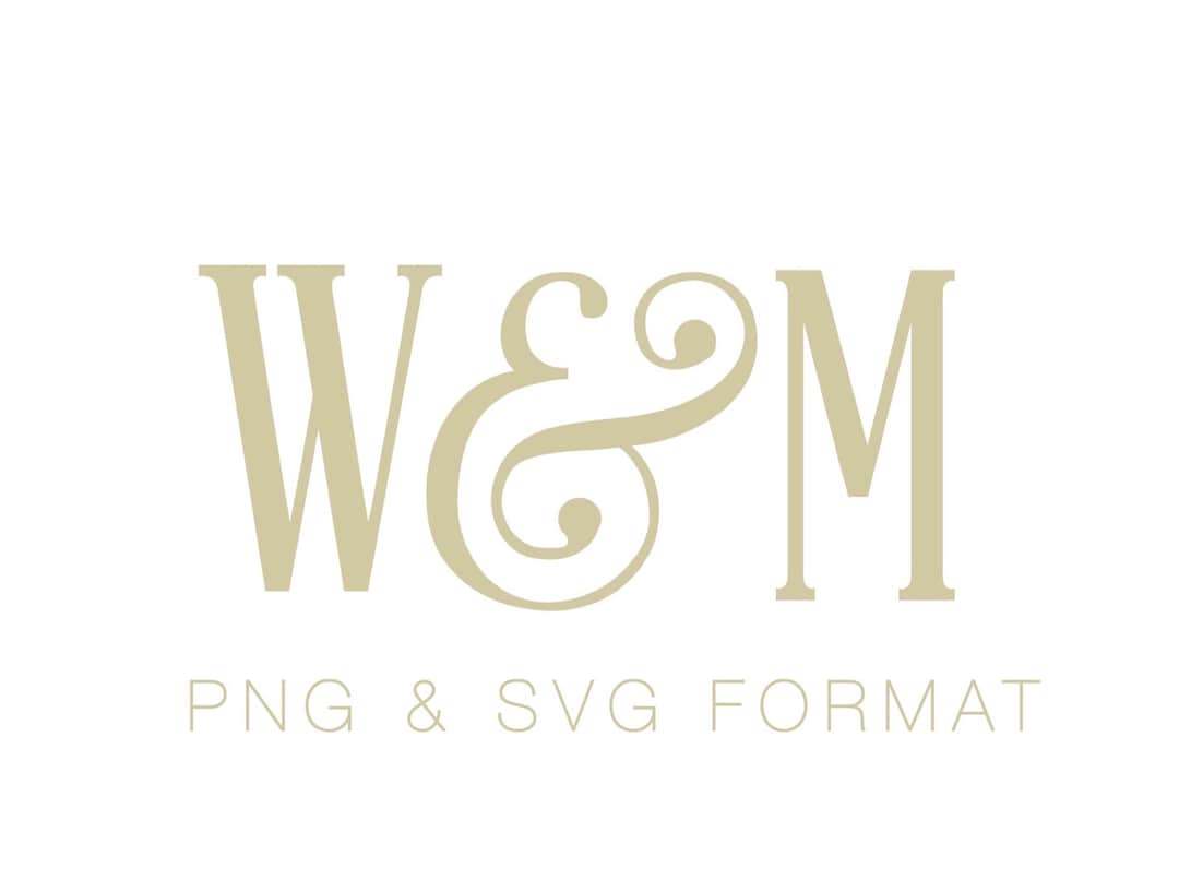 Reynolds SVG PNG Vector Monogram Font for Cutting Machine Herrington ...