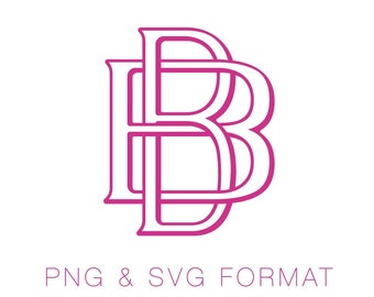 Monogram B Svg - Etsy