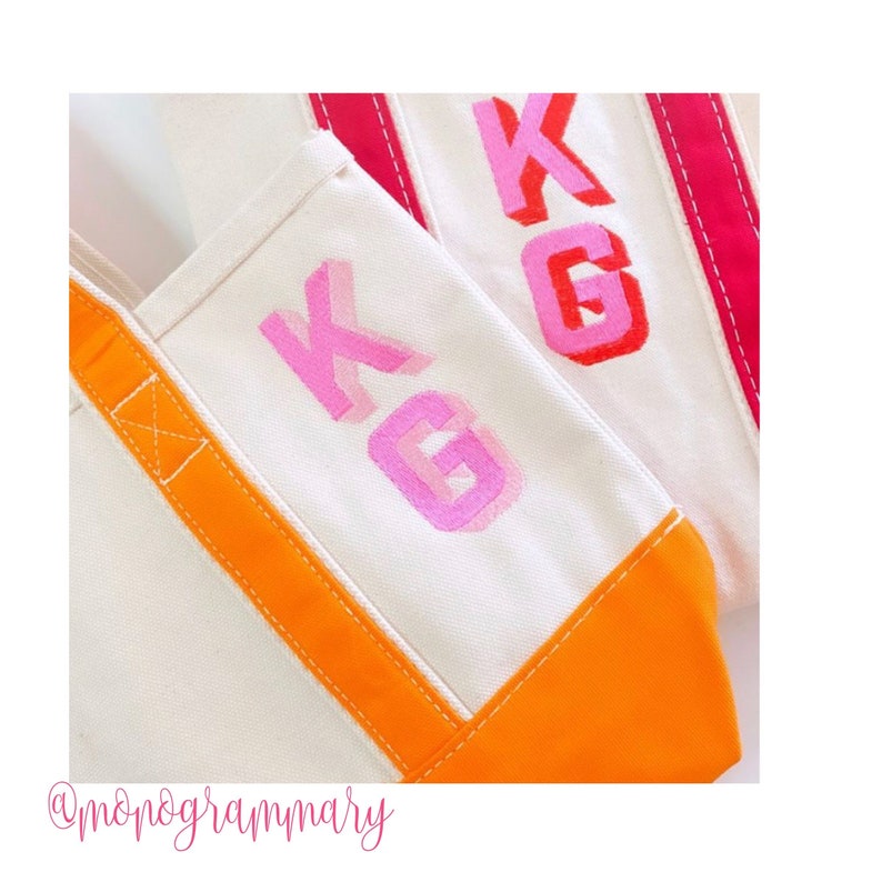 2 Block Shadow Embroidery Font Monogram Designer Stripe - Etsy