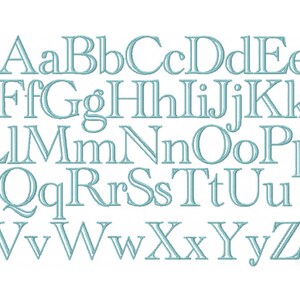 2" Ryan Open Satin Stitch Classic Serif Type Boy Monogram Stacked ...