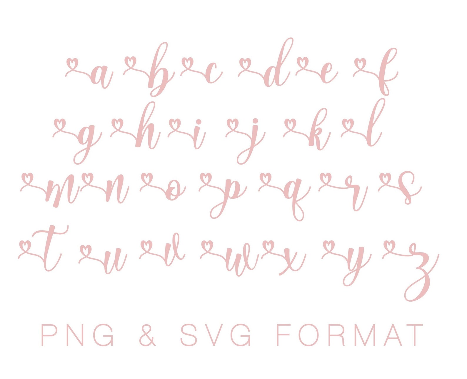 Sweet Marissa SVG PNG Vector Monogram Font for Cutting Machine | Etsy