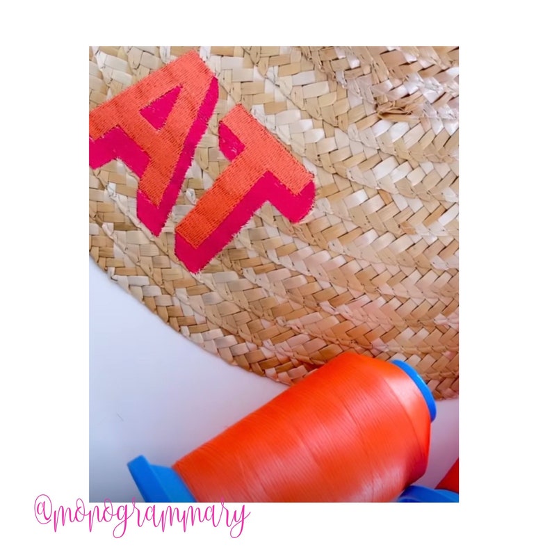 2 Block Shadow Embroidery Font Monogram Designer Stripe - Etsy