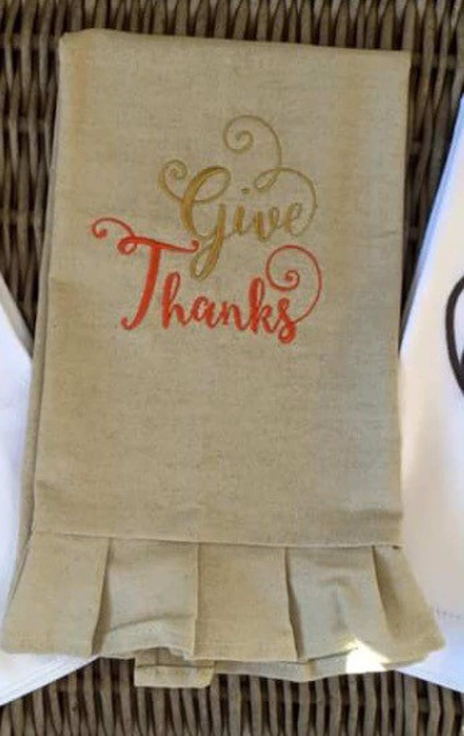 Give Thanks Embroidery Design Instant download BX 4x4 5x7 6x10 | Etsy