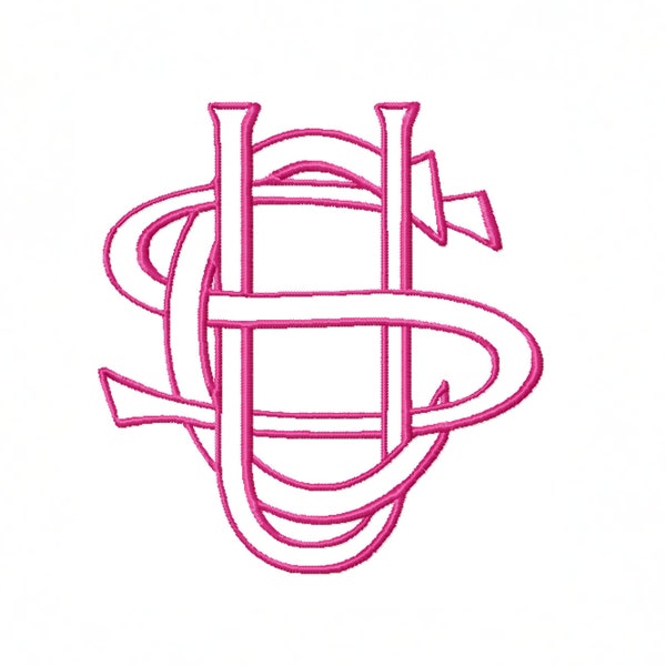 Outline Number Embroidery Font - Etsy