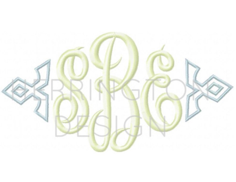 Diamond Applique Frame Embroidery Design Monogram 4x4 5x7 6x10 - Etsy