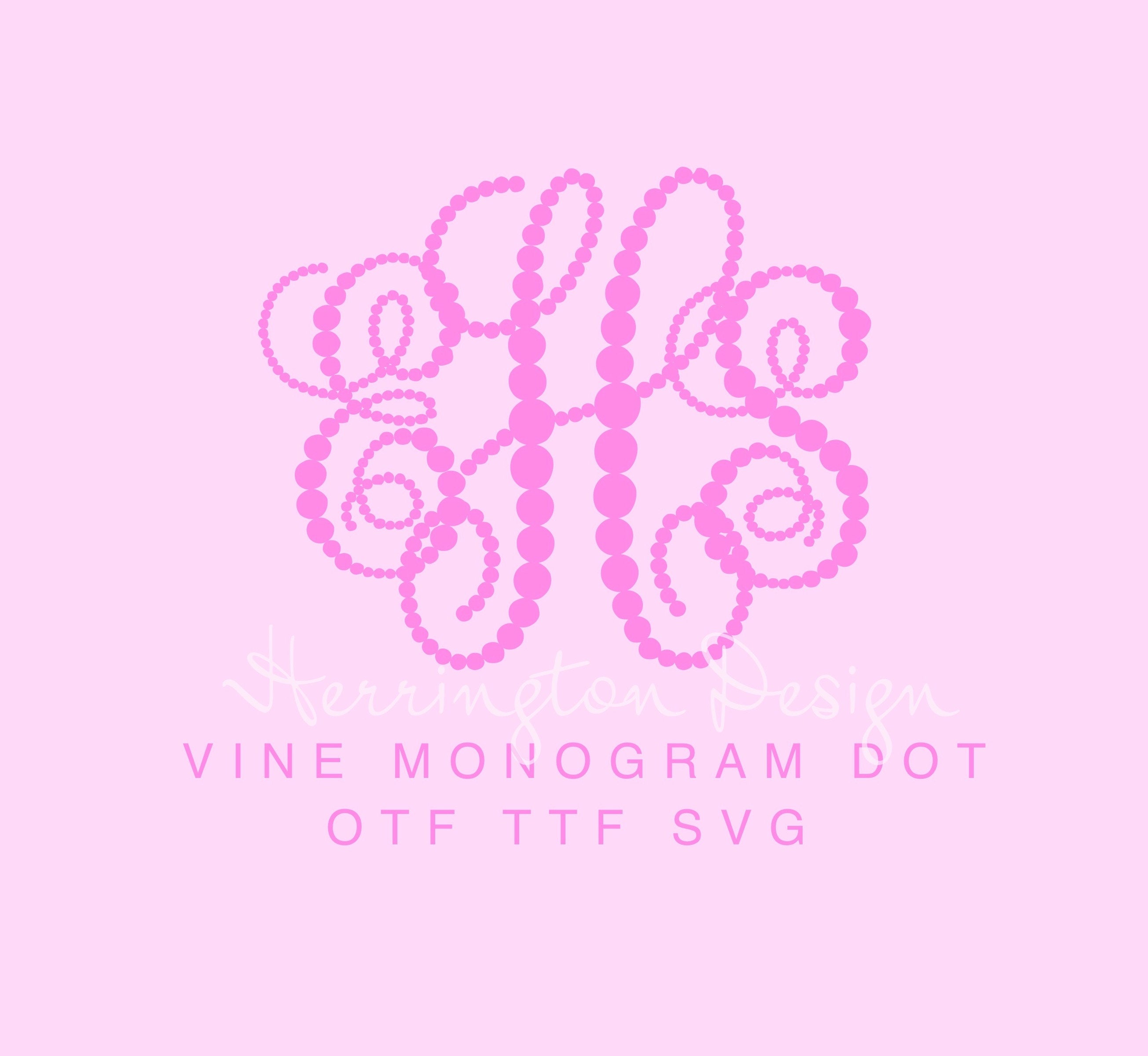 Vine Interlocking Font For Cricut How To Download FREE Monogram Font,