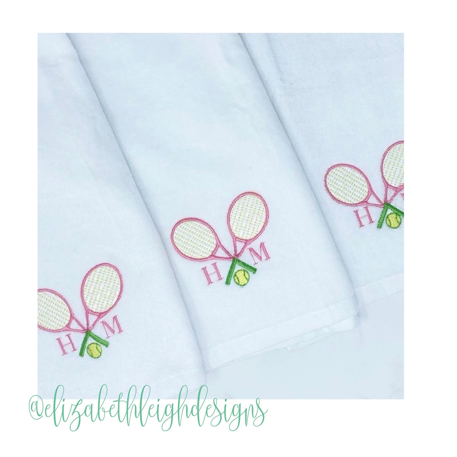 Tennis Monogram Preppy Embroidery Design Monogram Font Satin - Etsy