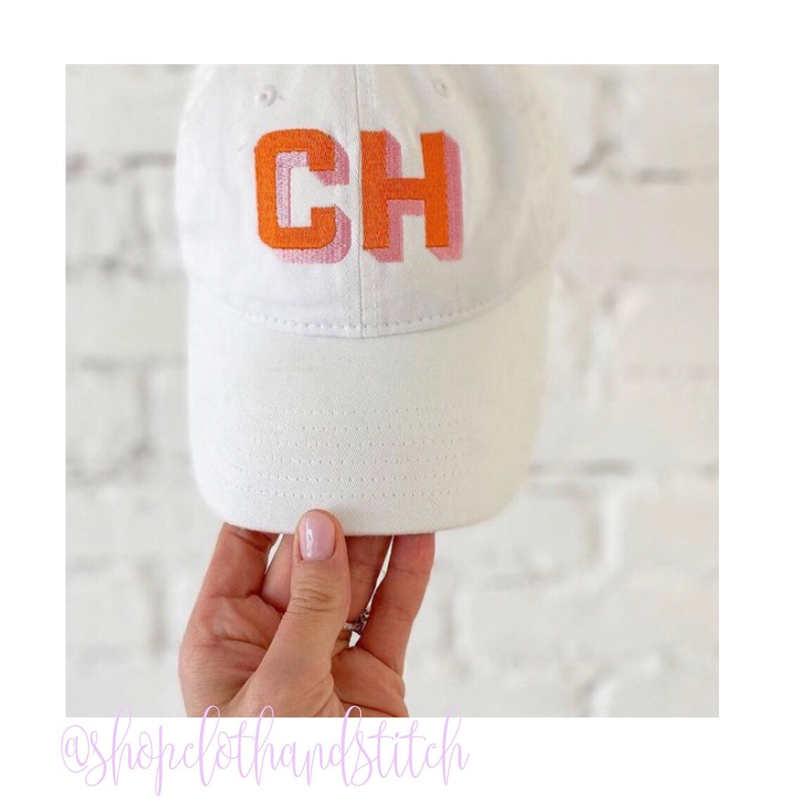 1 Block Shadow Embroidery Font Monogram Designer Stripe - Etsy