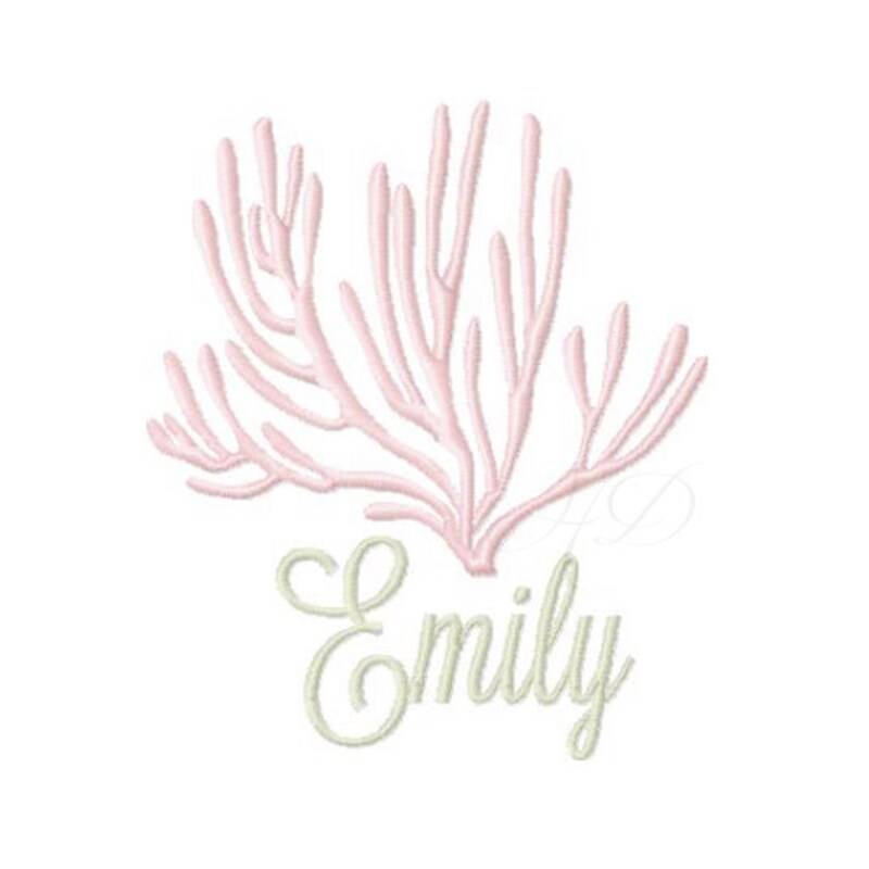 Coral Embroidery - Etsy