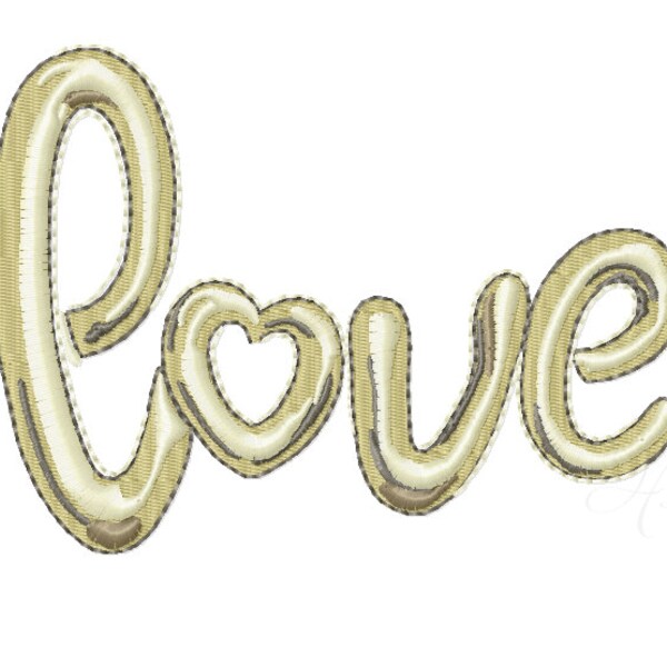 Love Script Balloon - Etsy