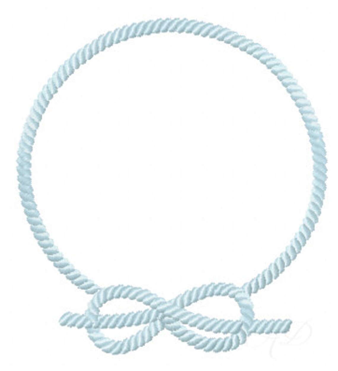 Nautical Circle Bow Frame Embroidery Design BX Instant - Etsy