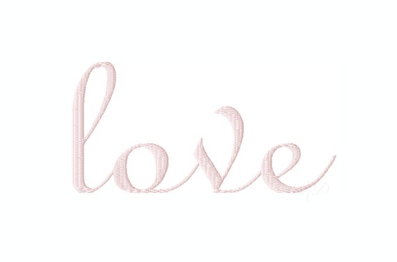 Love design Embroidery Monogram Instant download 4x4 5x7 6x10 | Etsy