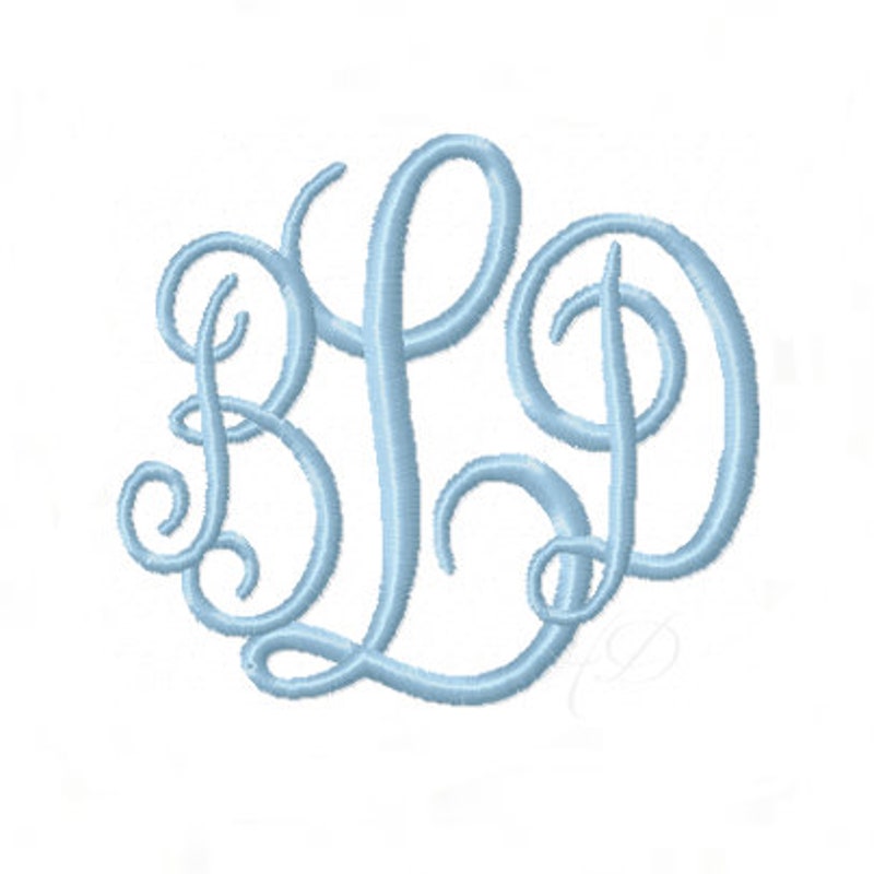 Vine Embroidery Font - Etsy