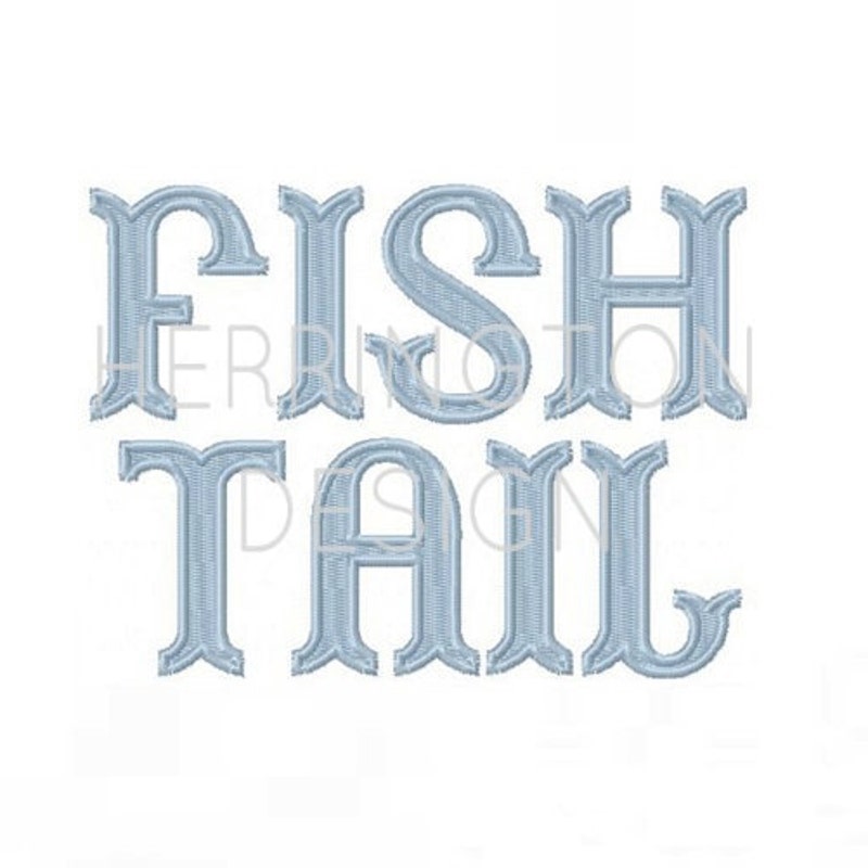 Free Embroidery Fonts - Etsy