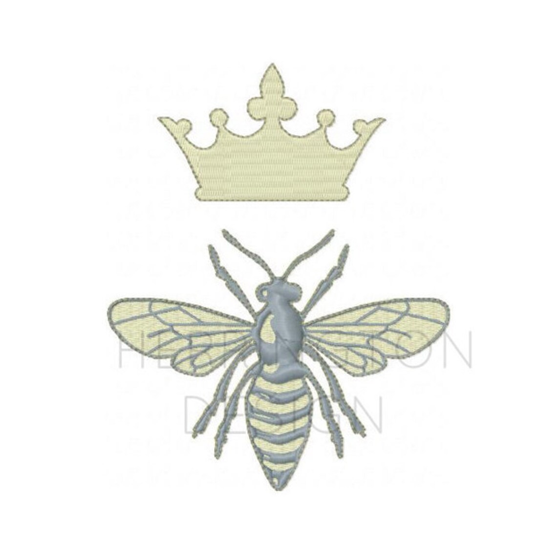 Queen Bee Embroidery Design Instant Download 4x4 5x7 6x10 BX - Etsy