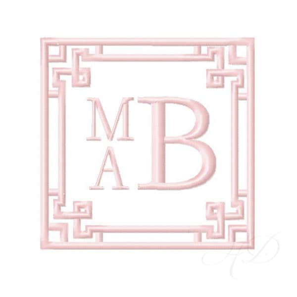 Greek Key Applique - Etsy