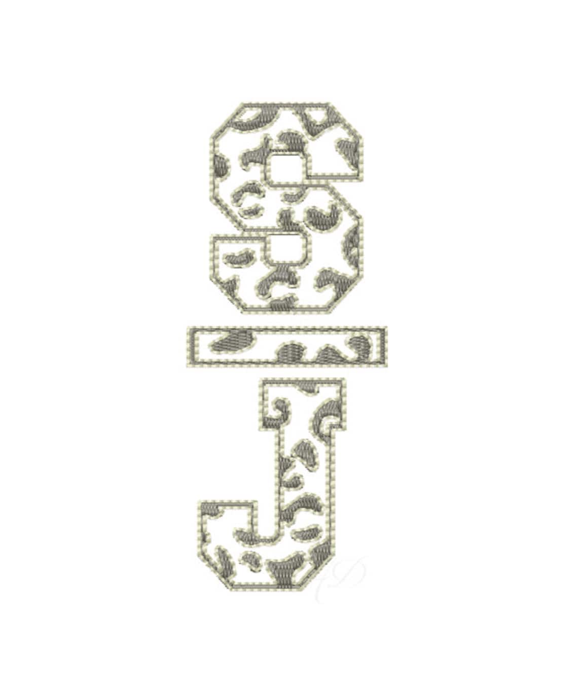 5 Inch Leopard Fill Two Tone Cheetah Animal Print - Etsy