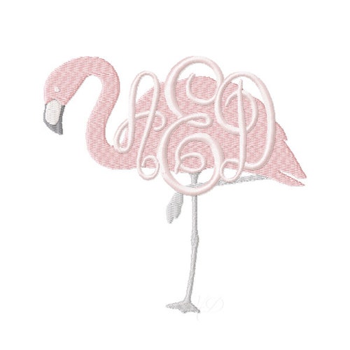 Dotted Monogram Frame Machine Embroidery Design 3 Sizes - Etsy