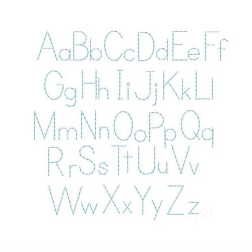Craft Supplies & Tools Eli Skinny Embroidery Font Monogram Alphabet ...