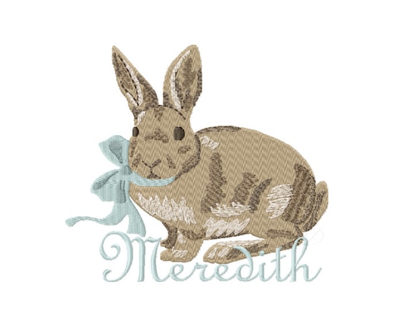 Embroidery DST Easter Embroidery Instant Download PES Hus BN13.1 Rabbit ...