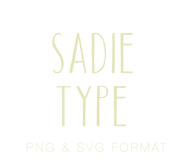 Sadie SVG PNG Vector Monogram Font for Cutting Machine - Etsy Ireland