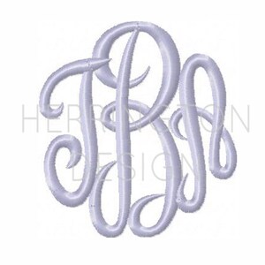 5 Sizes 1, 2, 3, 4, and 5 Inch Empress Emprire Mastercircle Monogram ...