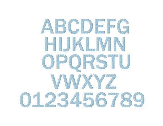 Simple Block Embroidery Font Machine Embroidery Designs By, 54% OFF