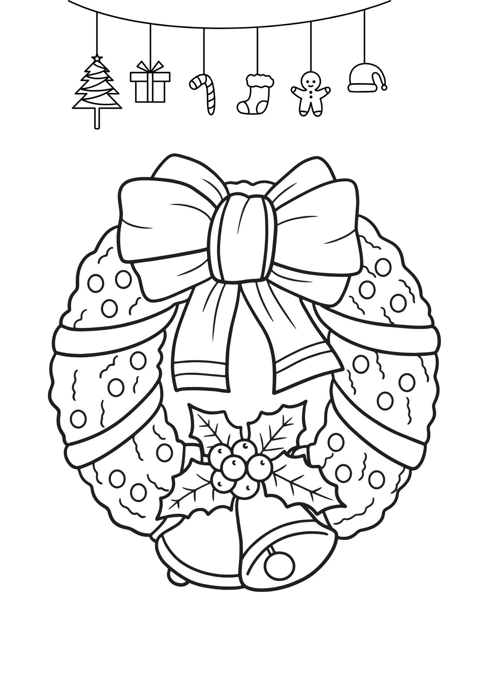 Children's Christmas Colouring Pages Printable - Etsy