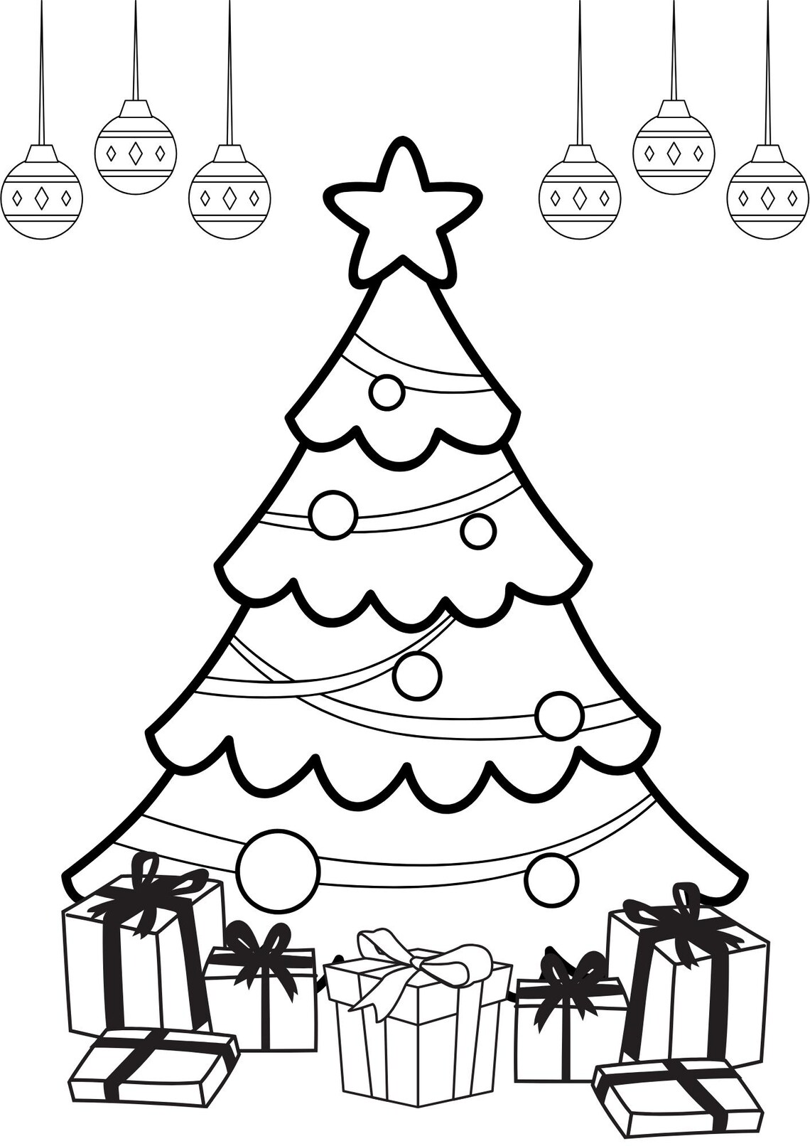 Children's Christmas Colouring Pages Printable - Etsy