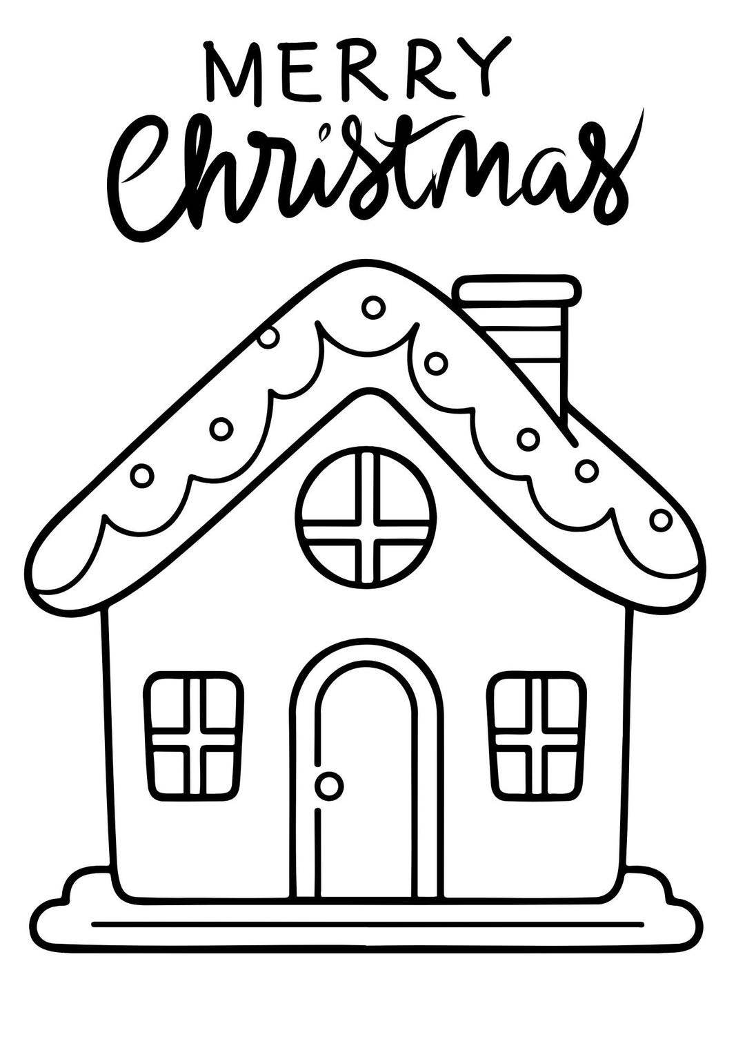 Children's Christmas Colouring Pages Printable - Etsy