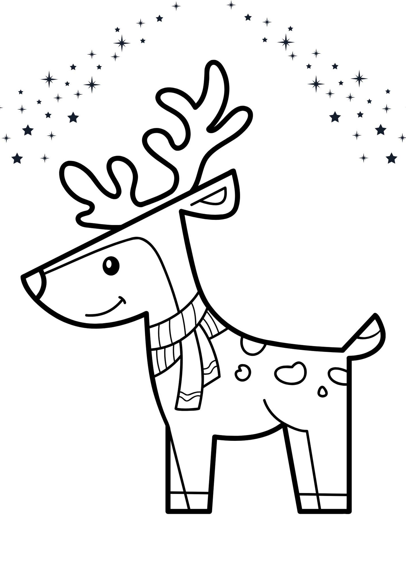 Children's Christmas Colouring Pages Printable - Etsy