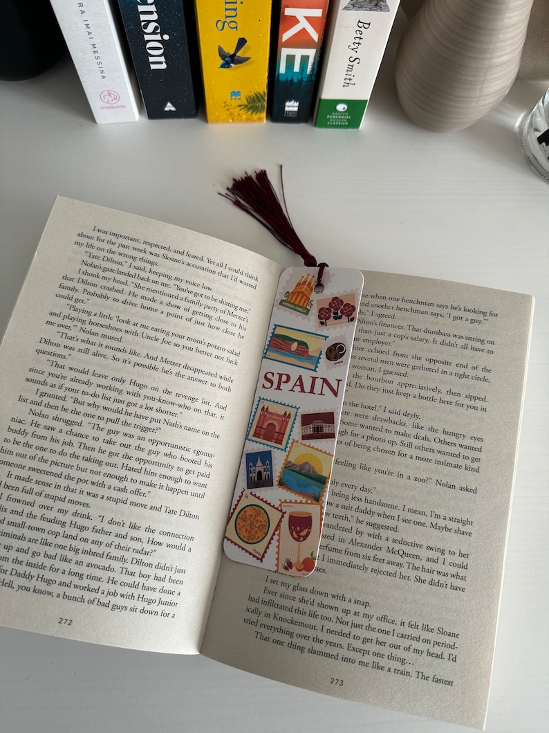 Spain Bookmark - Etsy