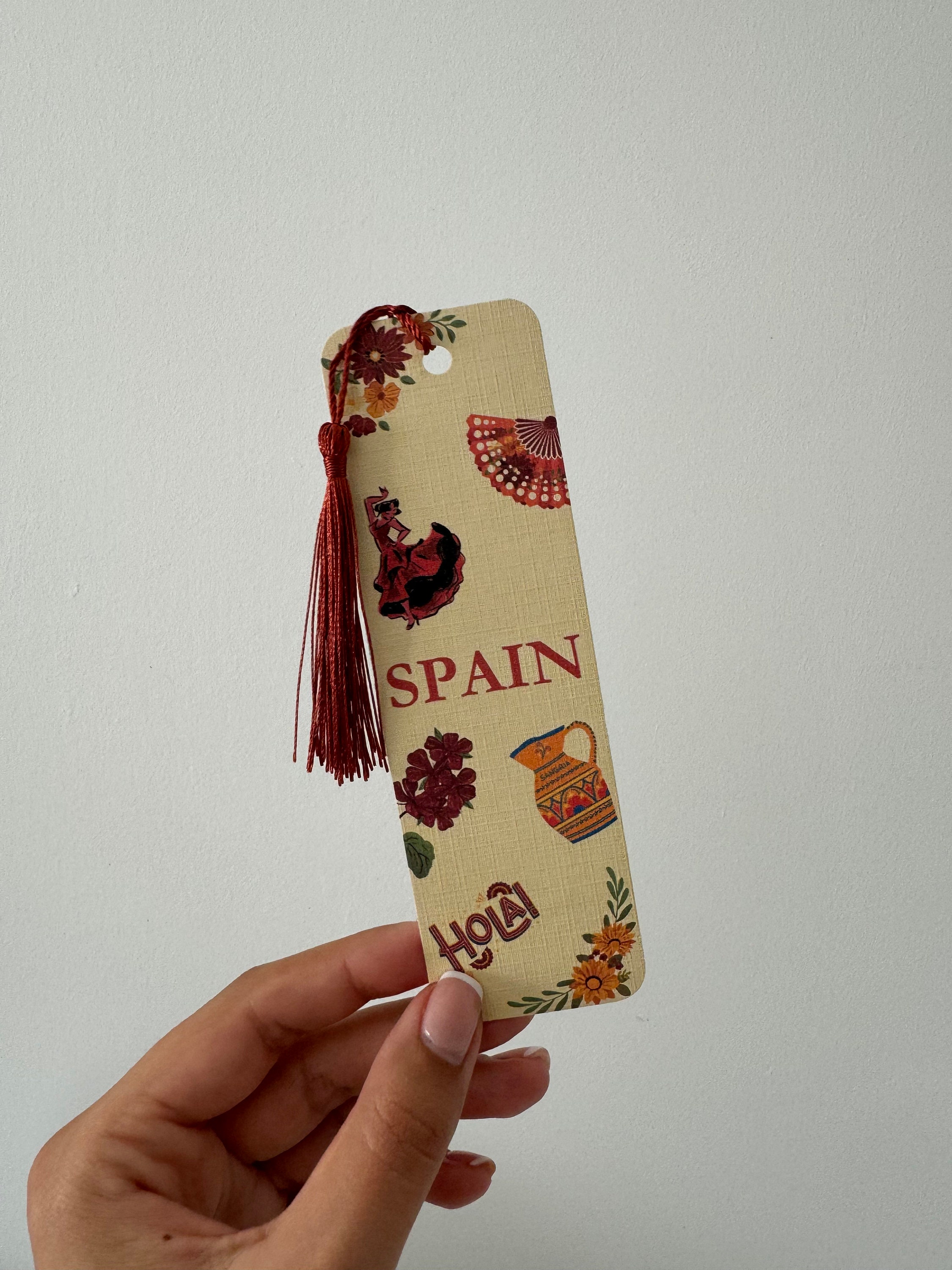 Spain Bookmark - Etsy